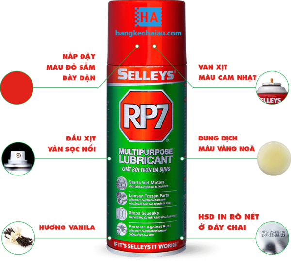 Dầu Chống Rỉ Sét RP7 Chính Hãng Tại TP Hồ Chí Minh