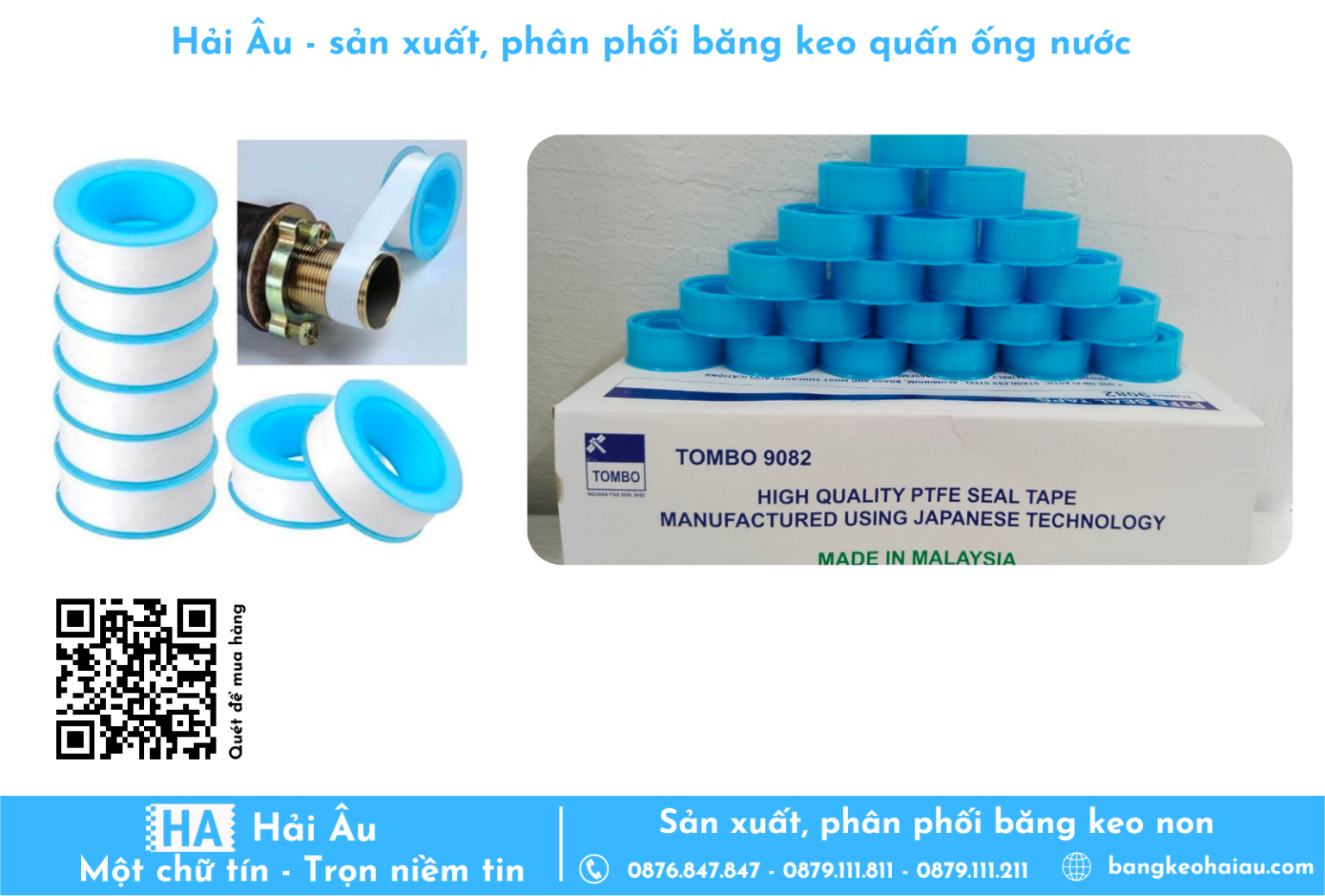 Băng Keo Non, Băng Keo Lụa, Băng Keo TOMBO 9082 Giá Rẻ Tại TPHCM